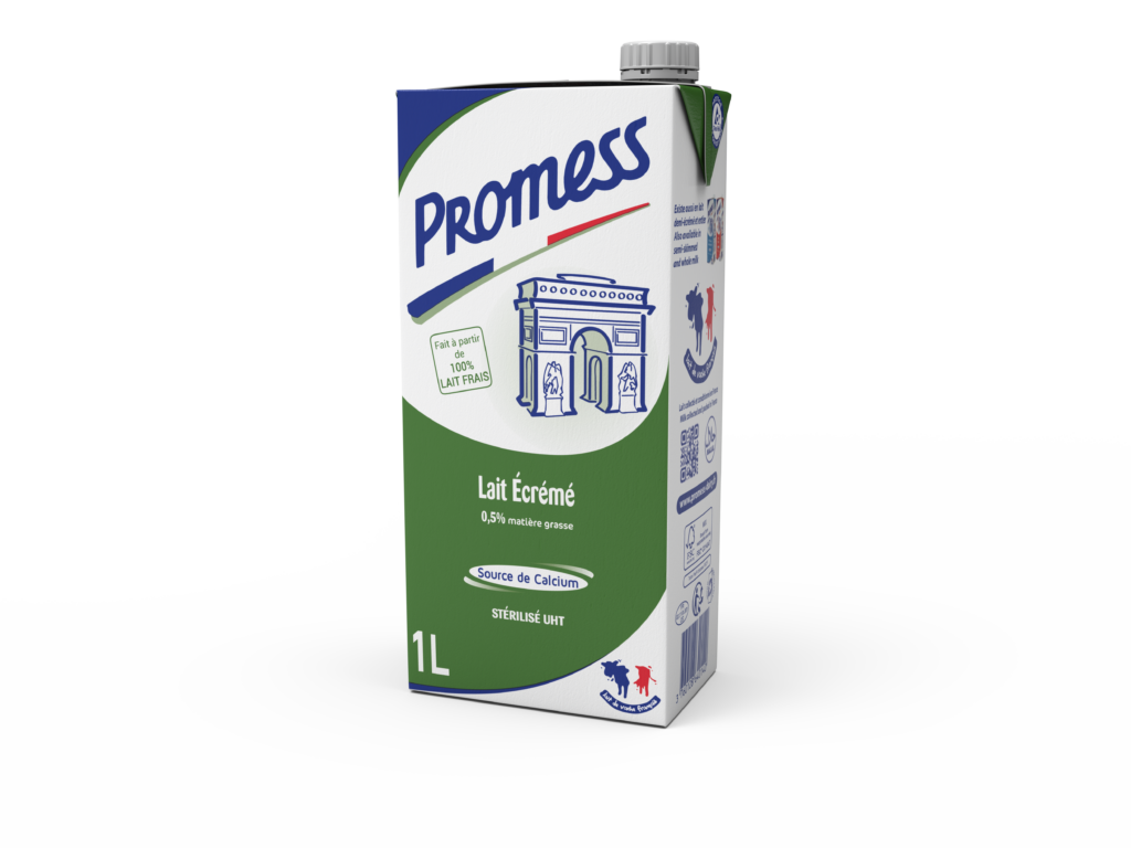 Skimmed Milk brick 1L – Groupe Lact'Union