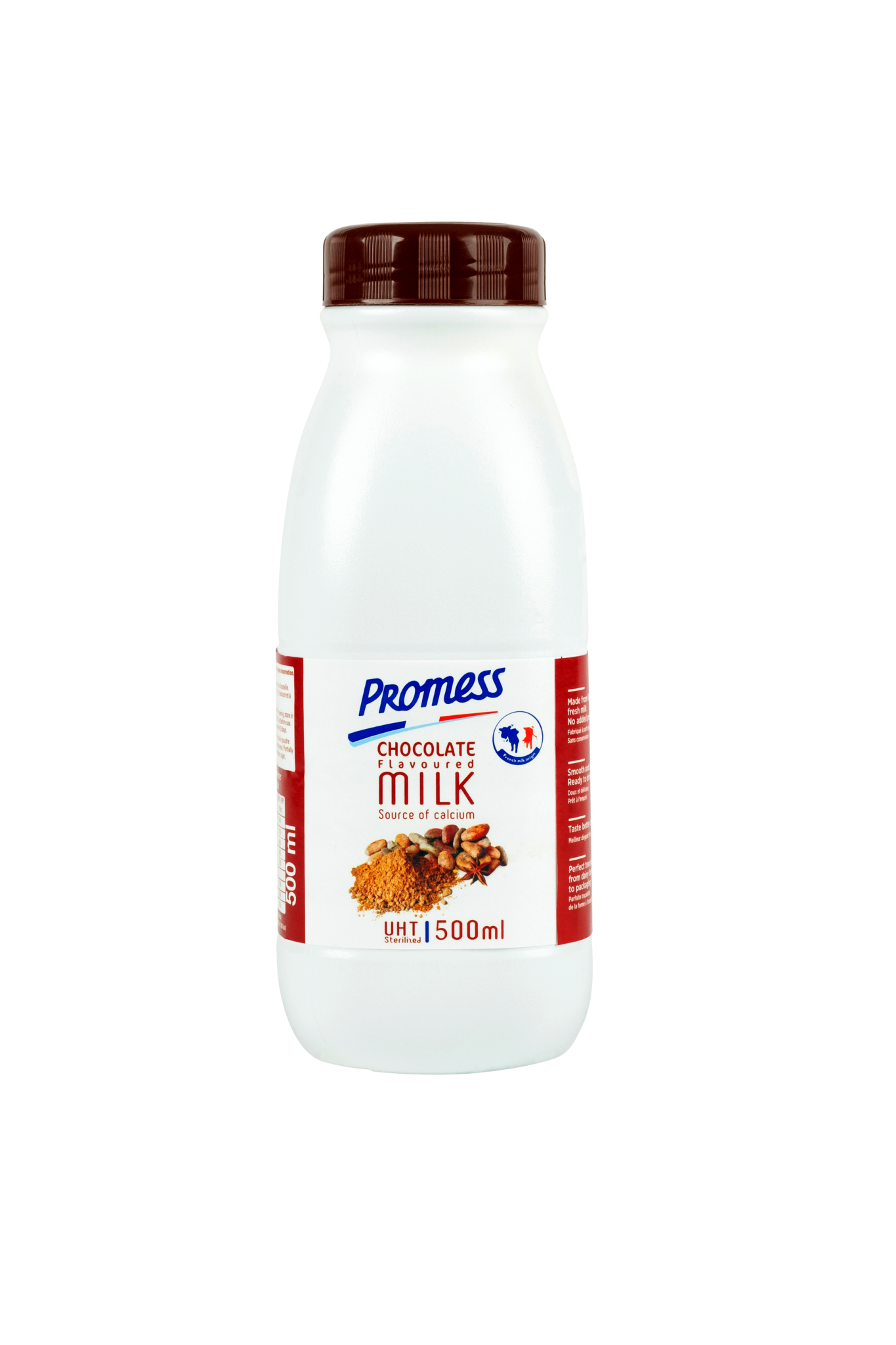 Chocolate flavoured milk bottle 500ml – Groupe Lact'Union